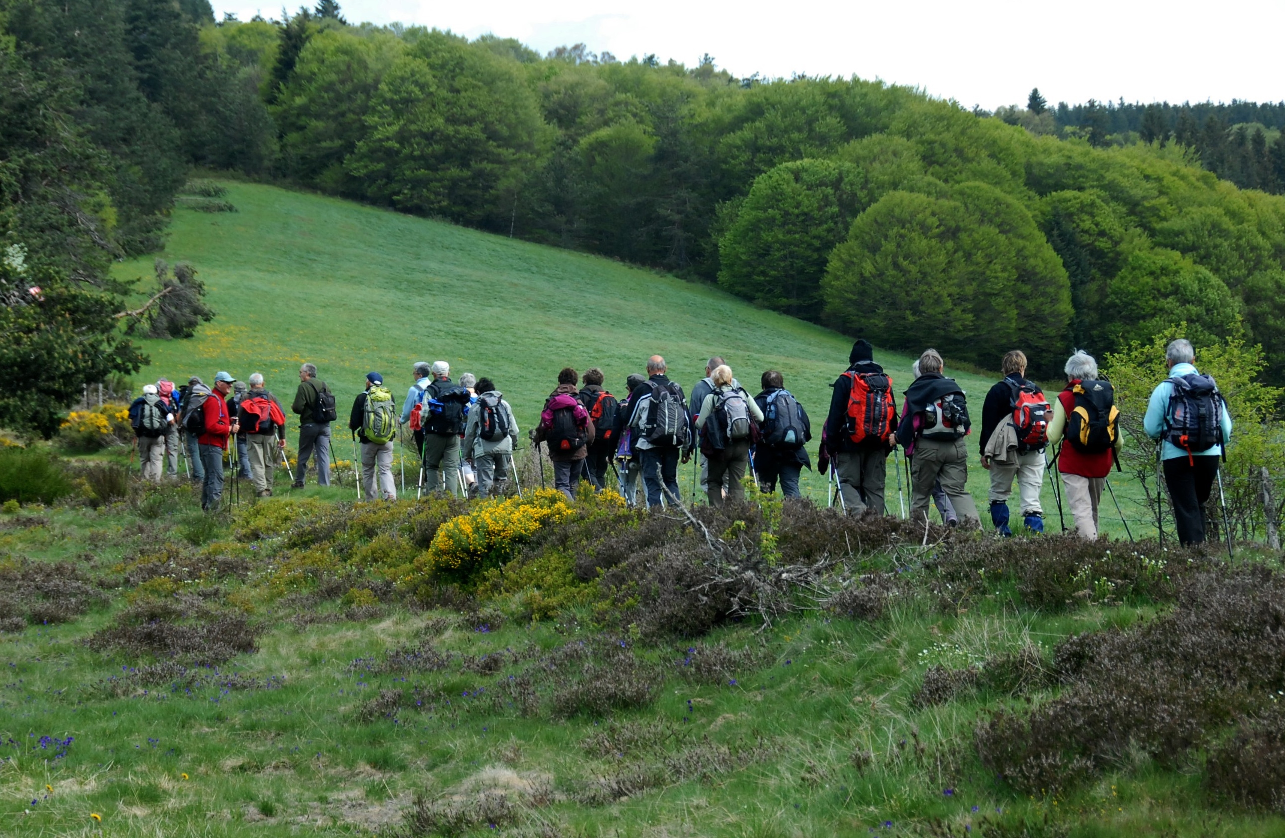 L'art de conduire un groupe de randonneurs » Randonnée pédestre en Aveyron