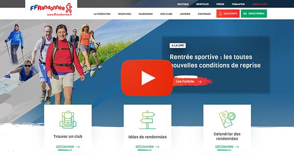 La FFRandonnée vient de refondre son site internet » Randonnée pédestre ...